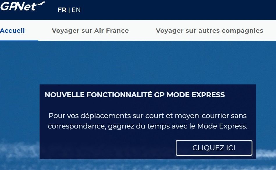 New GP MODE EXPRESS feature